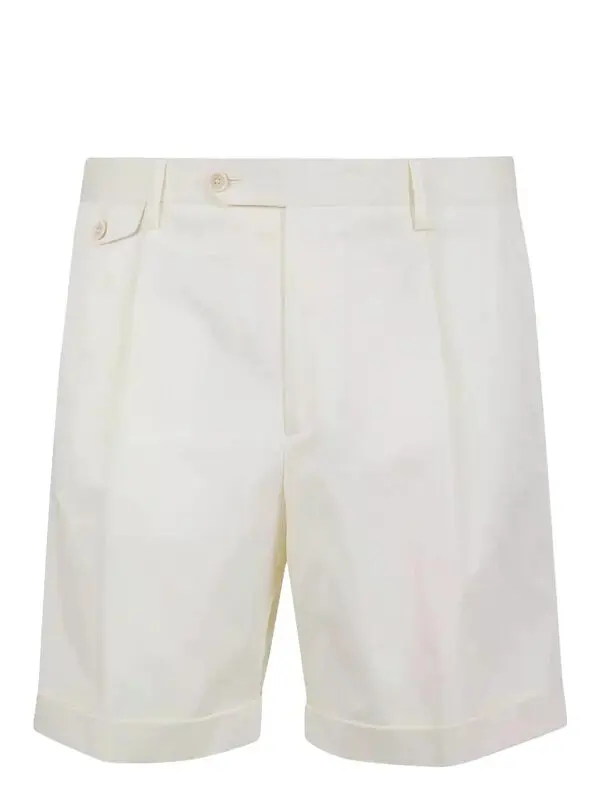 LARDINI Albin Pleated Shorts - Neutrals