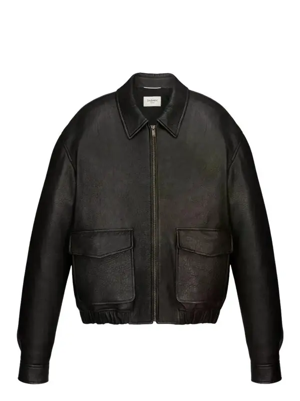 Saint Laurent Flap-pocket Jacket - Black