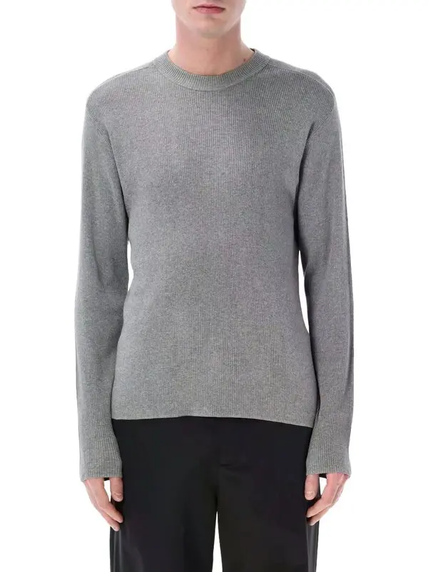 BERNER KUHL Ribbed Crewneck Jumper - Grey