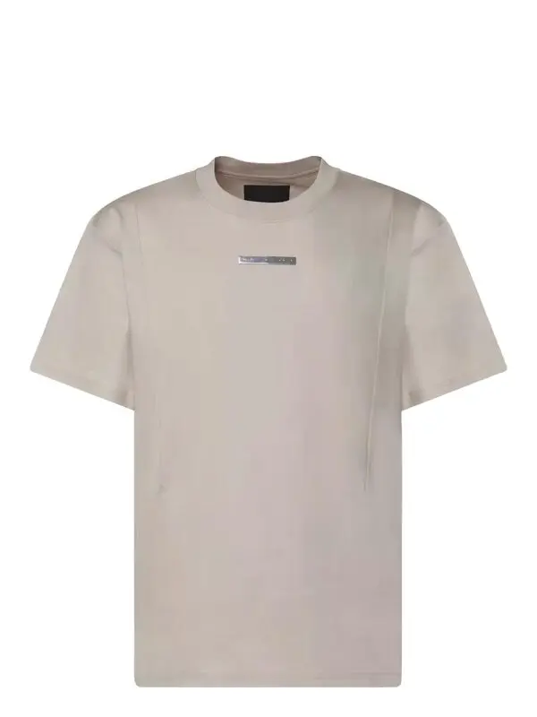 HELIOT EMIL Panelled T-shirt - Neutrals