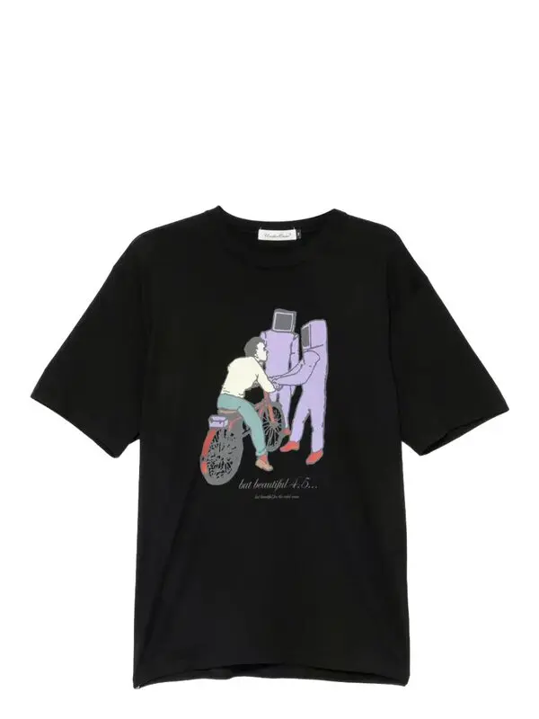 UNDERCOVERISM Graphic Print T-shirt - Black