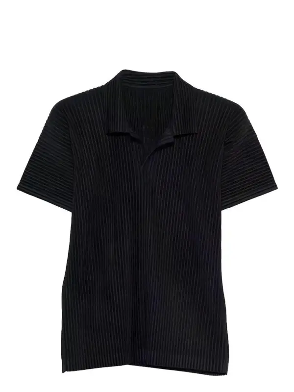 Issey Miyake Pleated T-shirt - Black