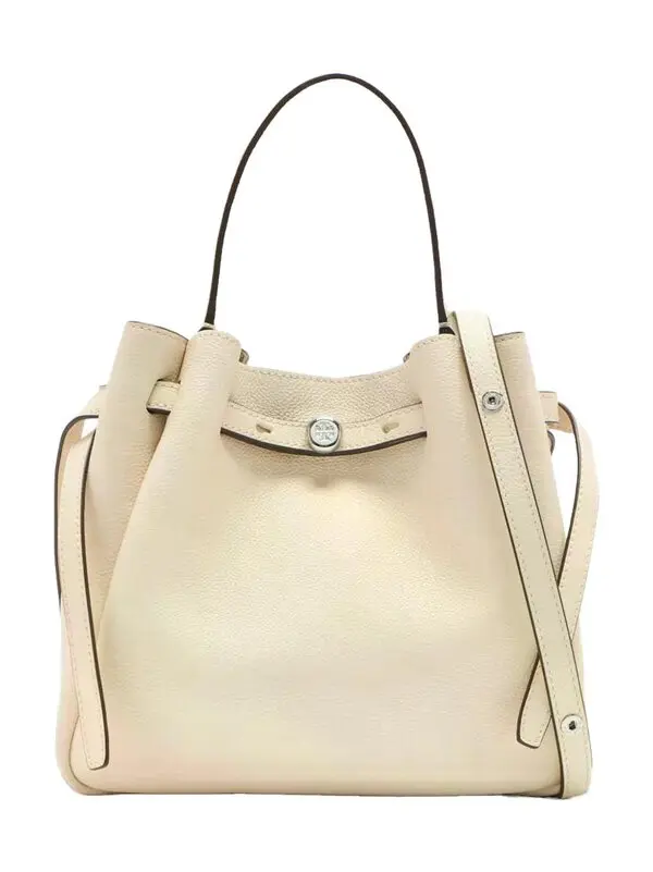 Tory Burch Small Romy Logo Bucket Bag - Neutrals