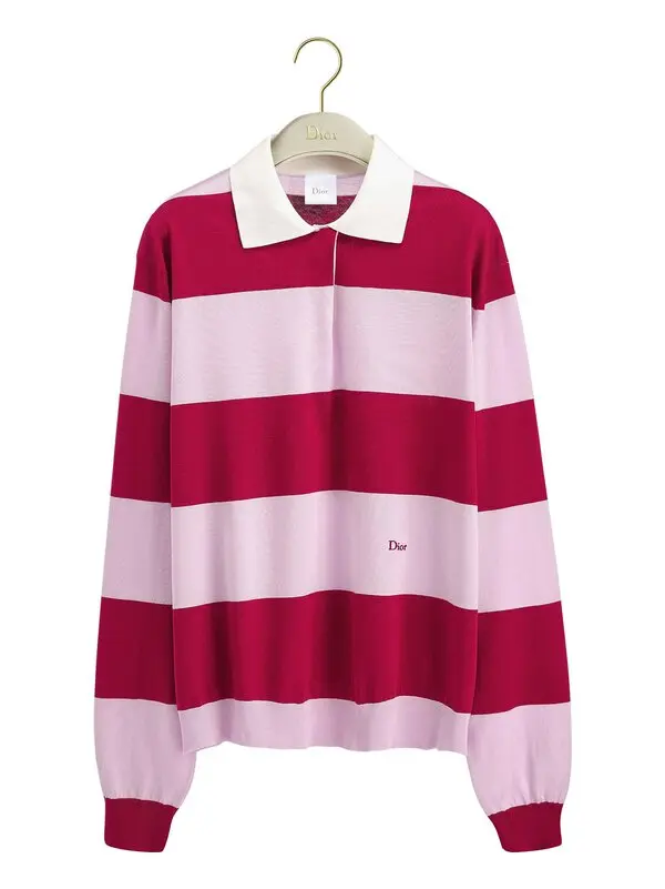 Dior Polo Shirt - Red#pink