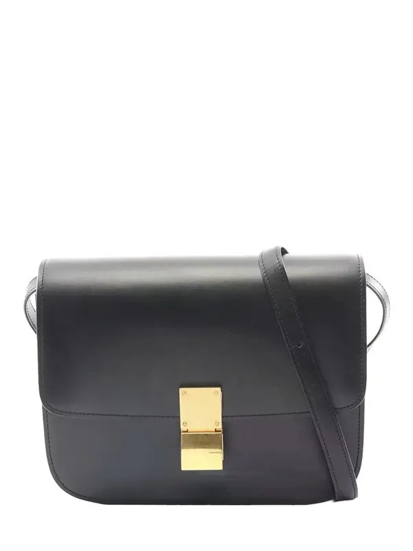 Celine 2016 Medium Classic Box Crossbody Bag - Black