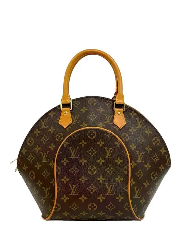 LOUIS VUITTON 2000 Monogram Ellipse Pm Handbag - Brown