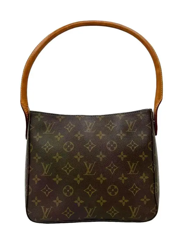 LOUIS VUITTON 2002 Monogram Looping Mm Shoulder Bag - Brown