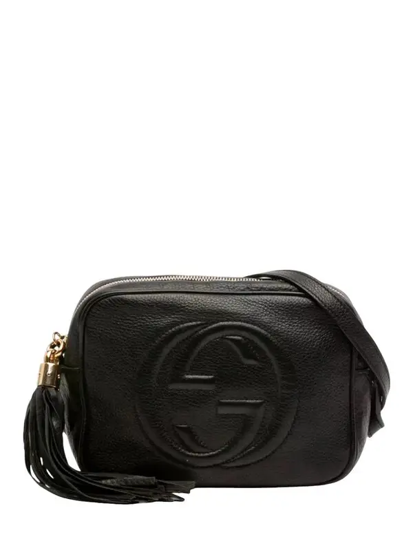 Gucci Leather Soho Disco Crossbody Bag - Black