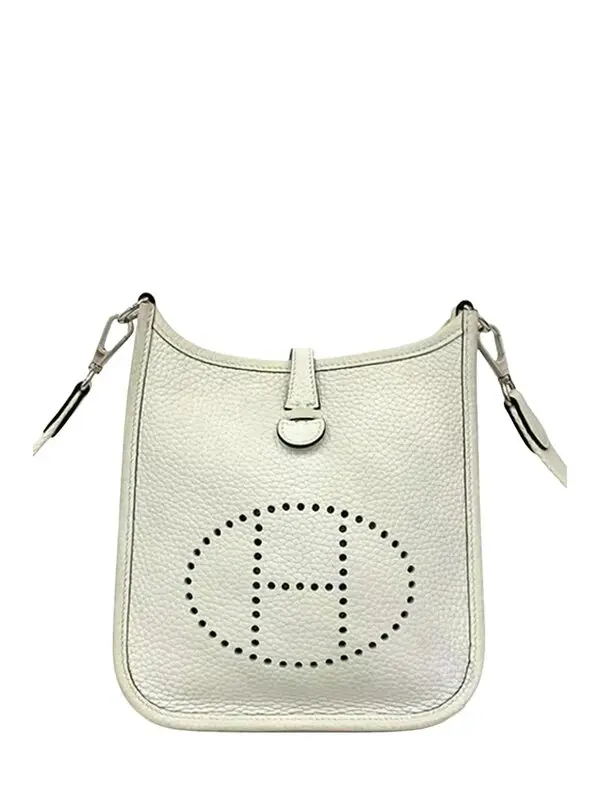 Hermès 2024 Evelyne Tpm Crossbody Bag - White
