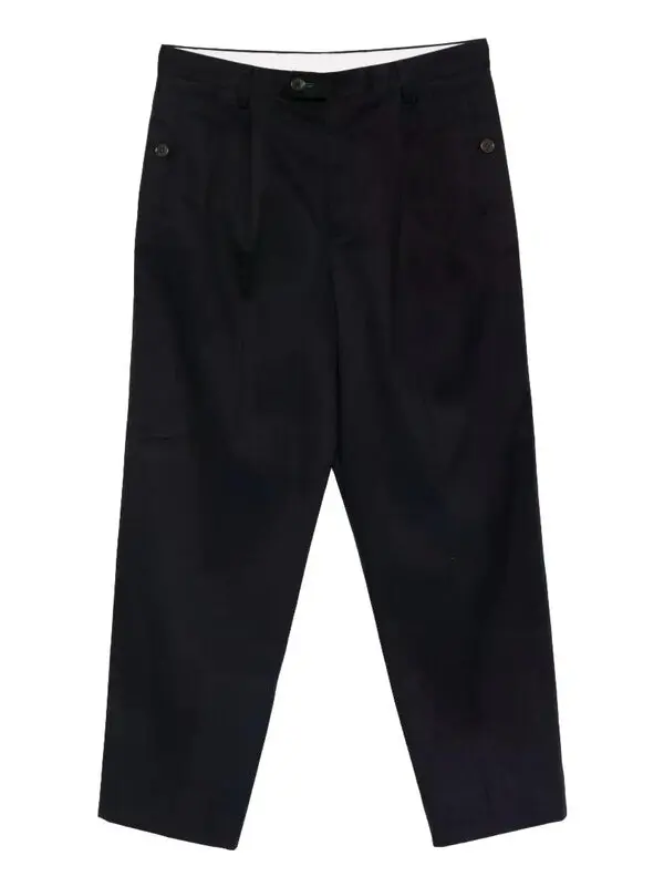 Paul Smith Pleated Wide-leg Trousers - Blue