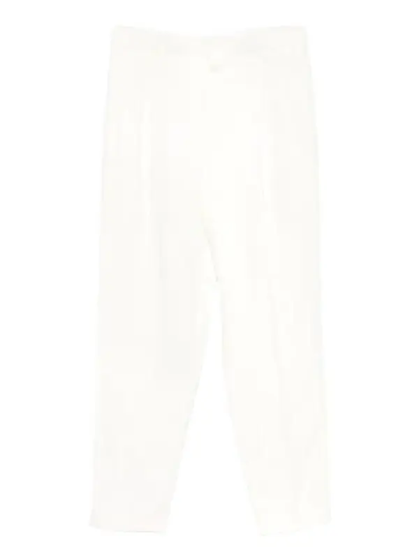 Brunello Cucinelli Pleated Trousers - White