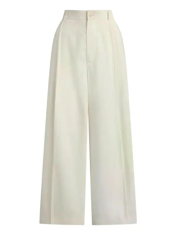 Ralph Lauren Myrtle Pleated Trousers - Neutrals