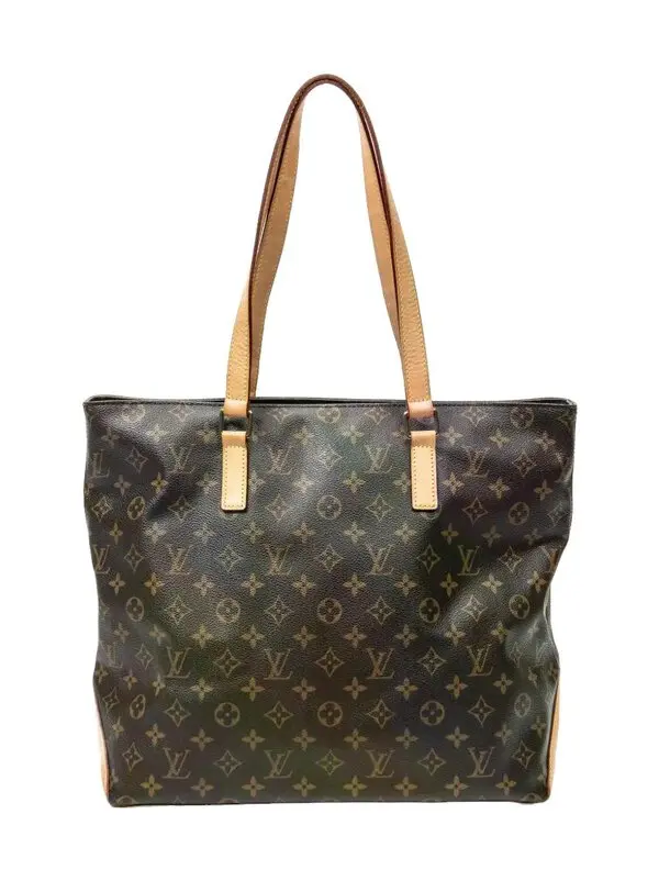 LOUIS VUITTON 2005 Cabas Mezzo Tote - Brown