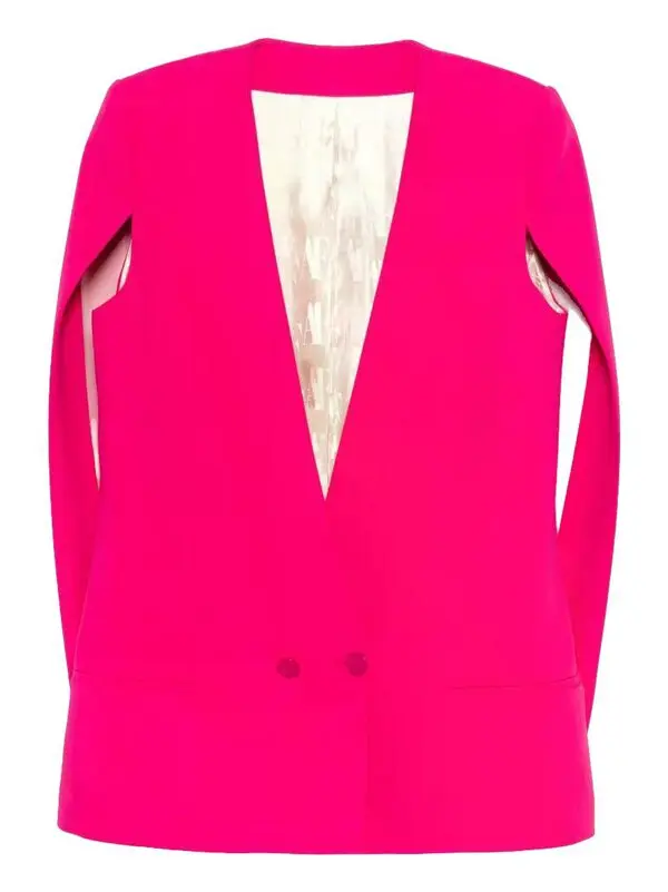 Alberta Ferretti Double-breasted Gilet - Pink