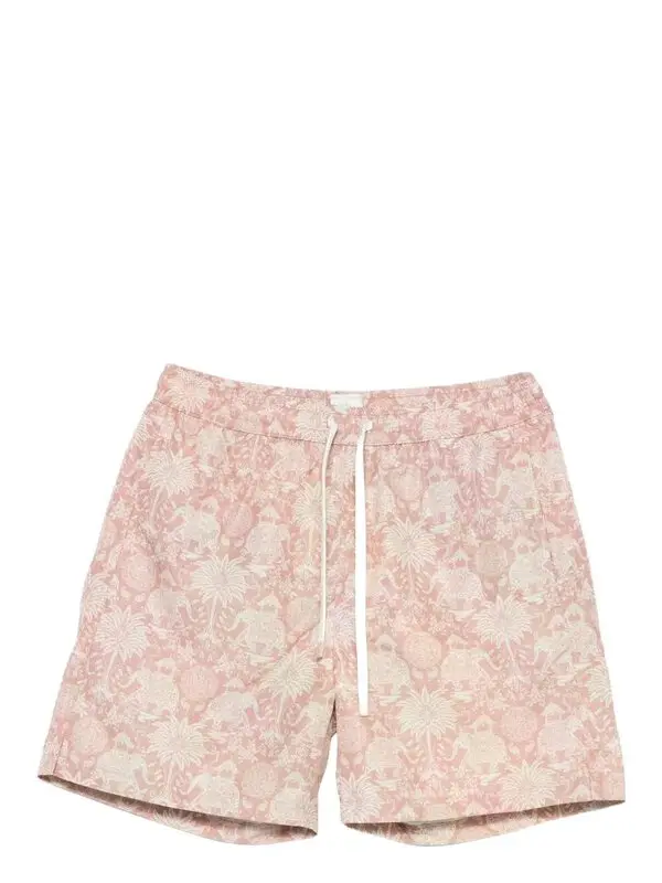 Eleventy Printed Swim Shorts - Pink
