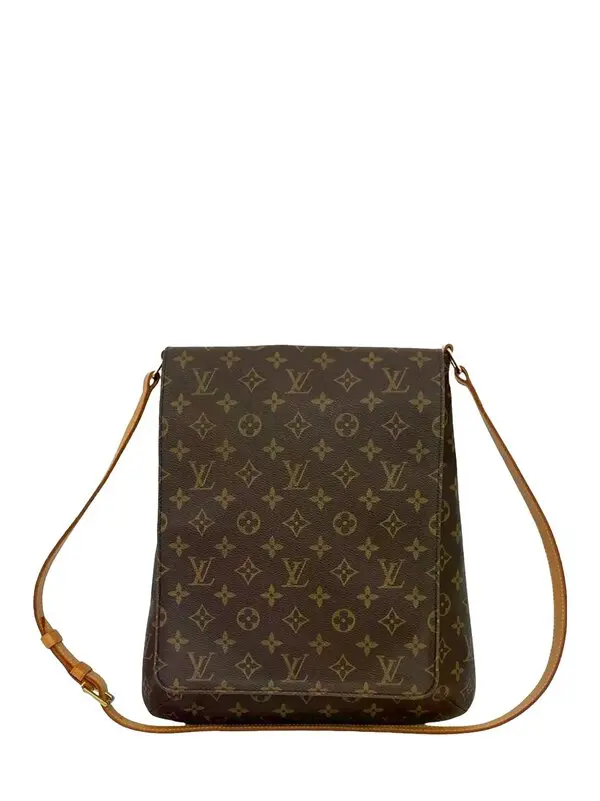 LOUIS VUITTON 2002 Monogram Musette Salsa Gm - Brown