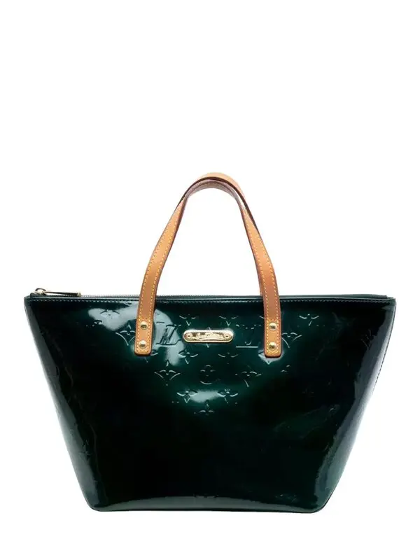 LOUIS VUITTON 2009 Monogram Vernis Bellevue Pm Handbag - Green