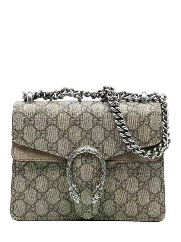 Gucci Small Gg Supreme Dionysus Crossbody Bag - Brown