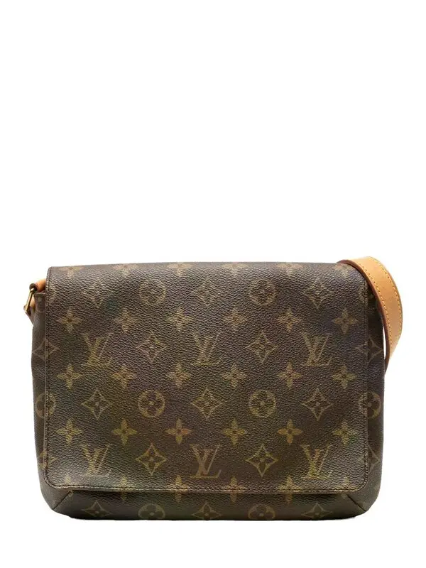 LOUIS VUITTON 2001 Monogram Musette Tango - Brown