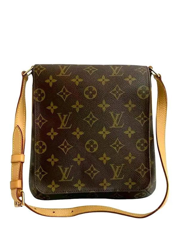 LOUIS VUITTON 2001 Monogram Musette Salsa Pm - Brown