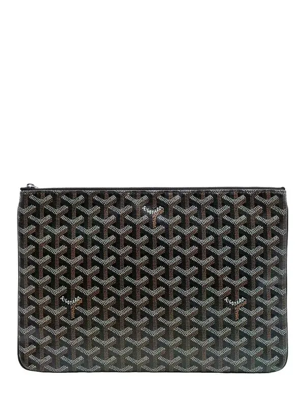 Goyard 2018 Ine Senat Mm Clutch Bag - Black