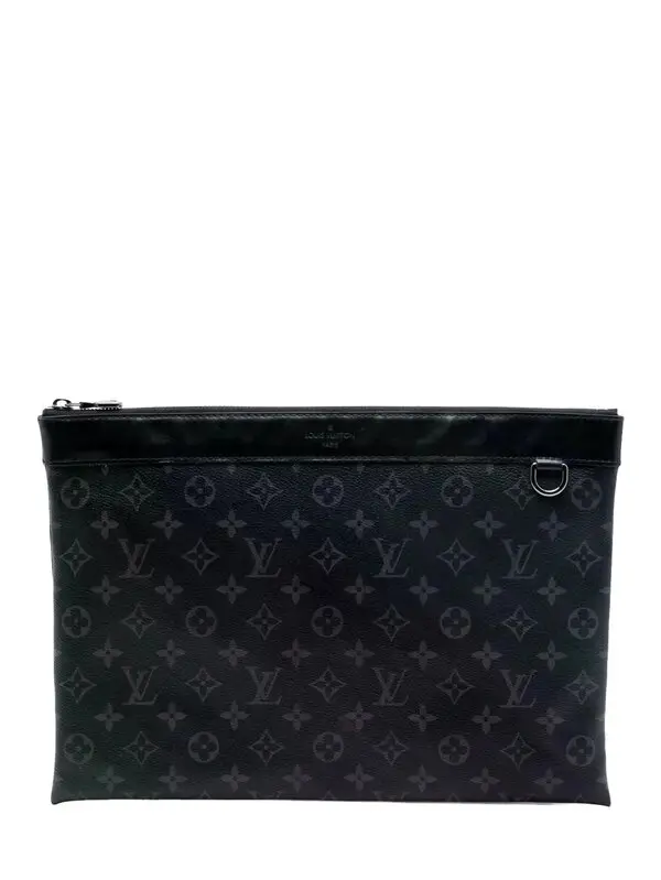 LOUIS VUITTON Monogram Eclipse Discovery Pochette Gm - Black