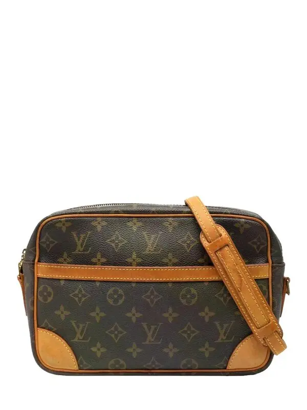 LOUIS VUITTON 2008 Monogram Trocadero 27 Crossbody Bag - Brown