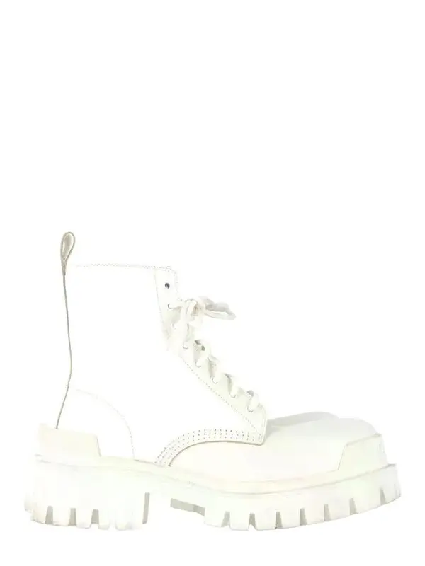 Balenciaga Strike Combat Boots - White