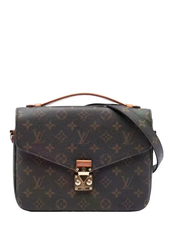 LOUIS VUITTON Pochette Metis Satchel - Brown