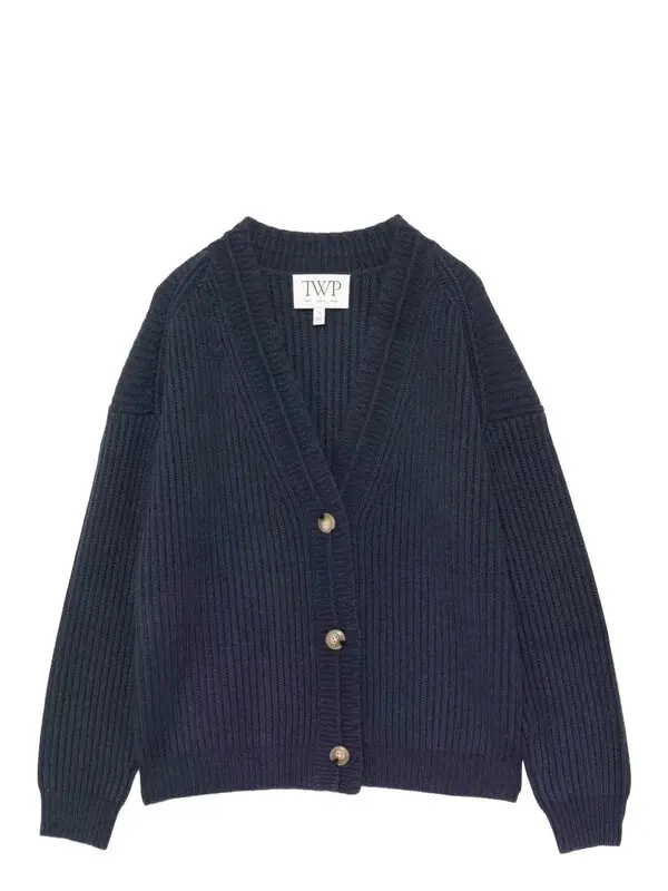 TWP Cashmere Cardigan - Blue
