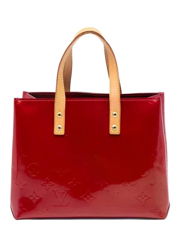 LOUIS VUITTON 2007 Monogram Vernis Reade Pm Handbag - Red