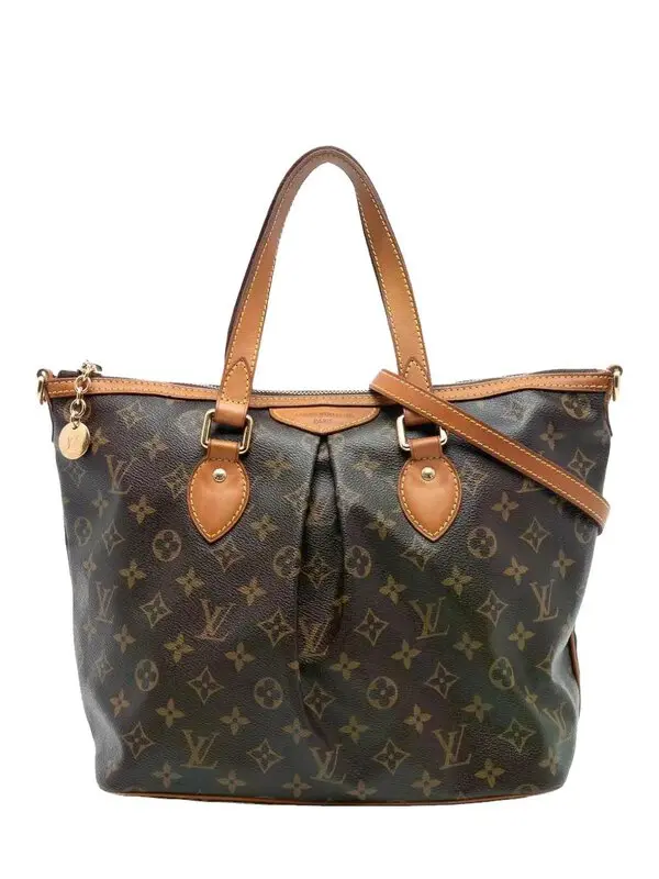 LOUIS VUITTON 2008 Monogram Palermo Pm Satchel - Brown