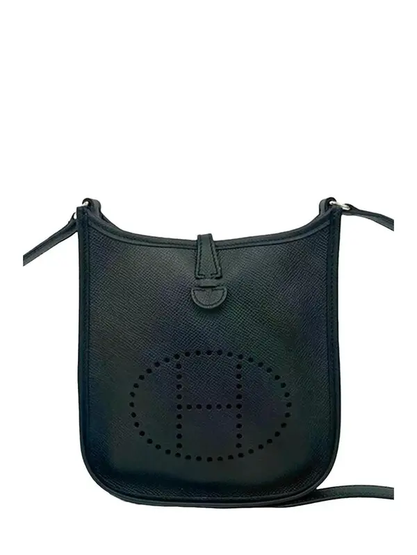Hermès 2010 Epsom Evelyne 16 Crossbody Bag - Black