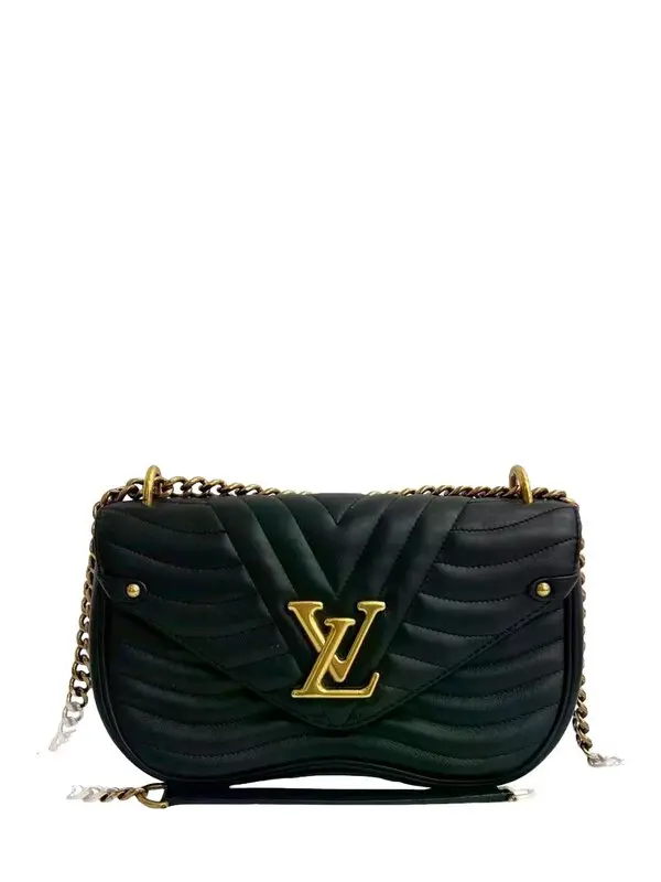 LOUIS VUITTON 2018 New Wave Chain Bag Mm - Black