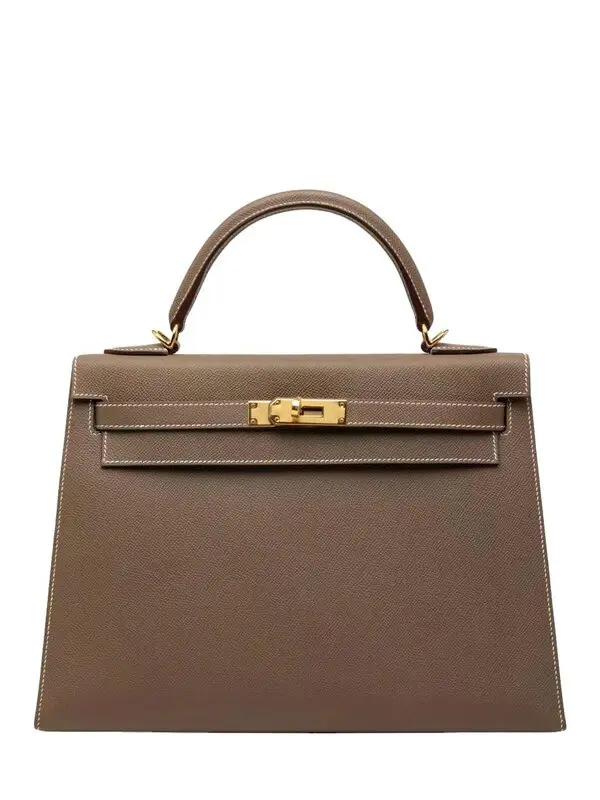 Hermès 2019 Epsom Kelly Ii Sellier 32 Satchel - Brown