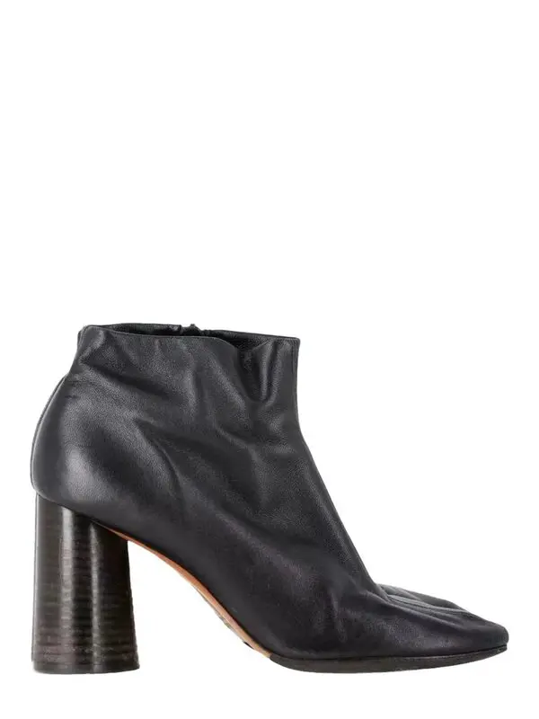 Celine Zip-up Ankle Boots - Black