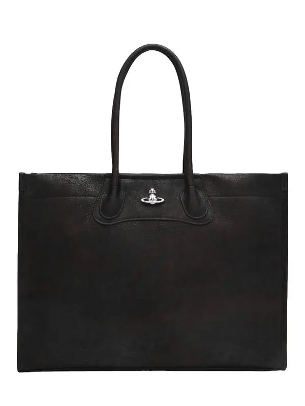 VIVIENNE WESTWOOD Troy Tote Bag - Brown
