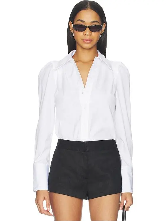 Smythe Box Pleat Shirt - White