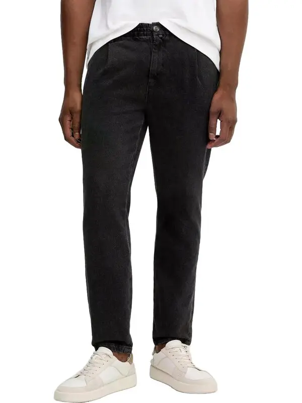 MOS MOSH Elasticated-waist Jeans - Grey