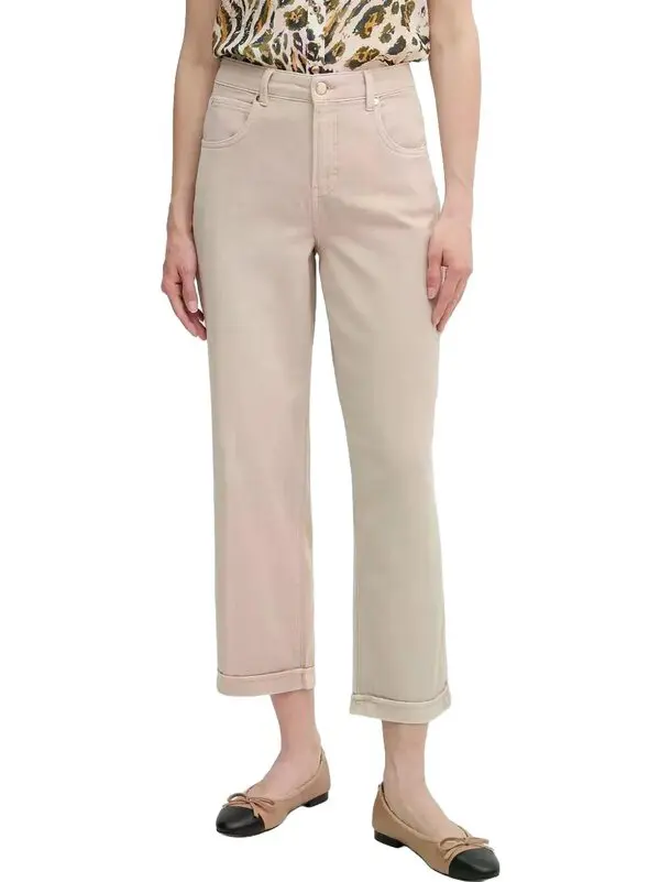 MARC AUREL Cuffed Trousers - Neutrals