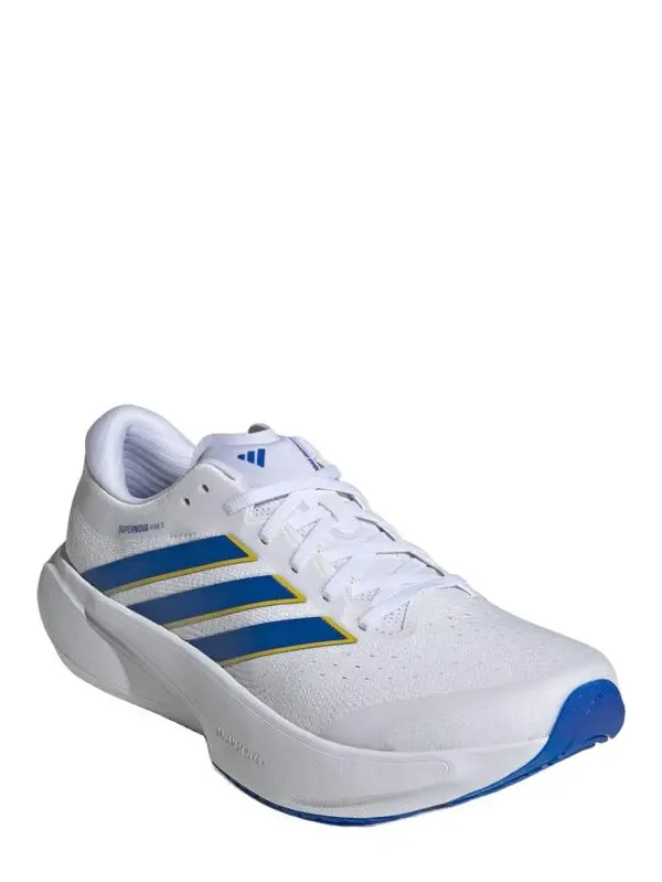 Adidas Supernova Rise 3 Running Shoes - Cloud White / Blue / Yellow