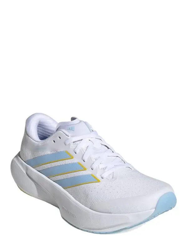Adidas Supernova Rise 3 Running Shoes - Cloud White / Glow Blue / Yellow