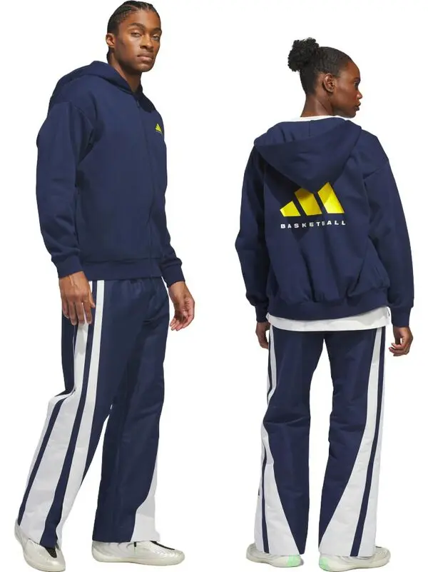Adidas Basketball Woven Pants - Night Indigo
