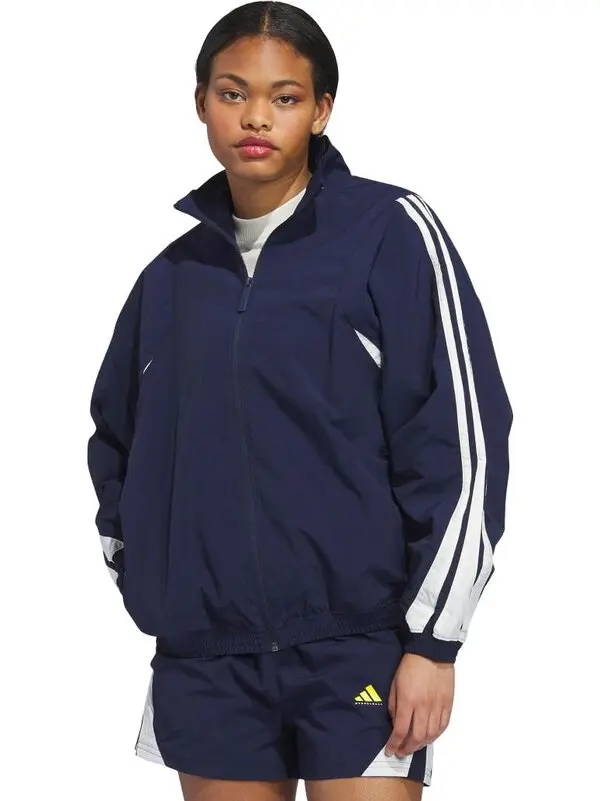 Adidas Basketball Woven Jacket - Night Indigo
