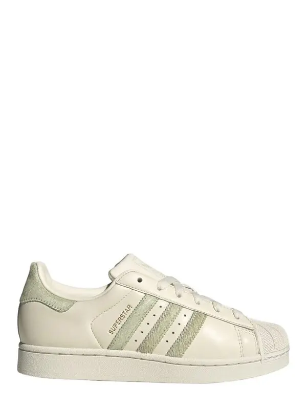 Adidas Superstar Ii Sneakers - Off White / Linen Green / Gold Metallic