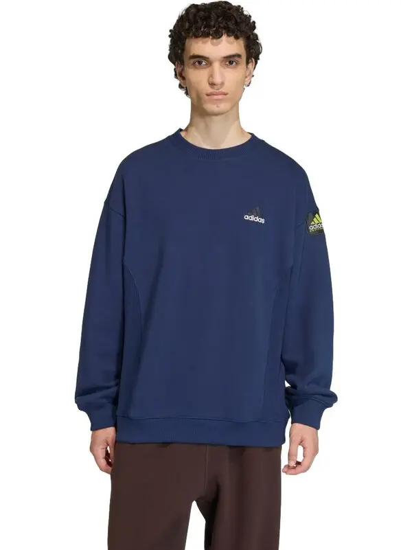 Adidas Equipment Rib Crewneck Sweatshirt - Night Indigo