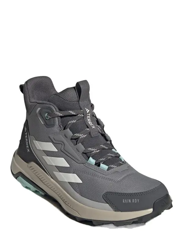 Adidas Terrex Anylander Mid Rain.rdy Hiking Shoes - Grey Three / Off White / Grey Two