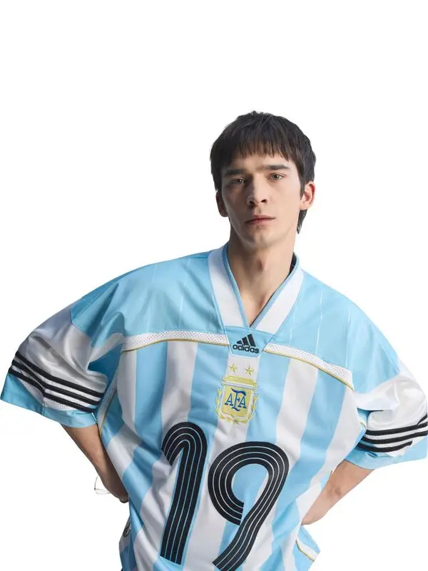 Adidas Bringbacks Remixed Argentina Jersey - Clear Blue / White / Black