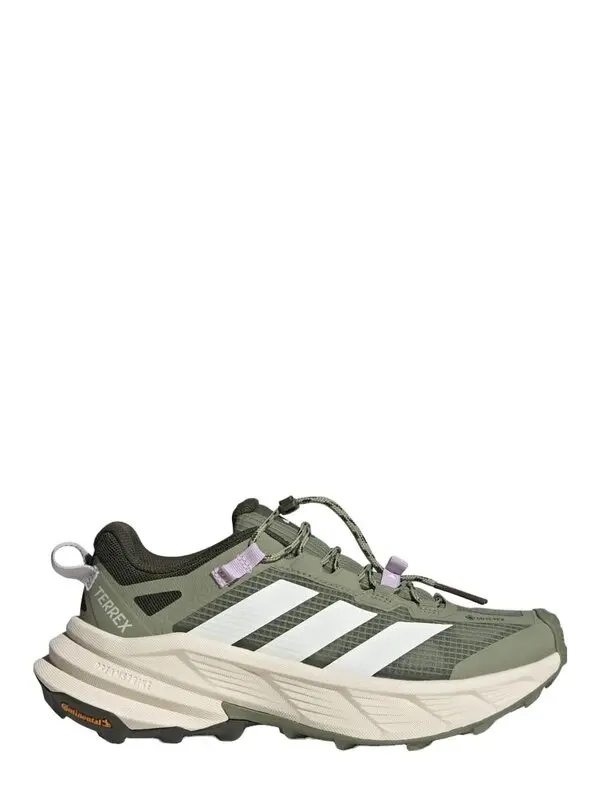 Adidas Terrex Freehiker Sl Gore-tex Hiking Shoes - Tent Green / Off White / Ice Lavender