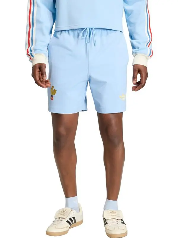 Adidas France 120y Rugby Shorts - Clear Sky